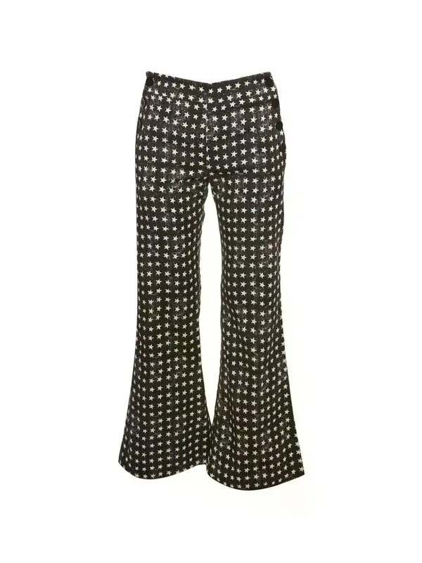 Max Mara Star-print Wide-leg Jeans