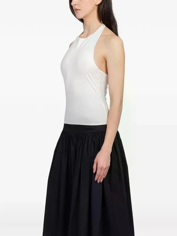 AMOMENTO Halterneck Jersey Top