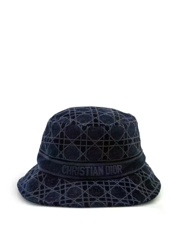 Dior Cannage Bucket Hat - Blue