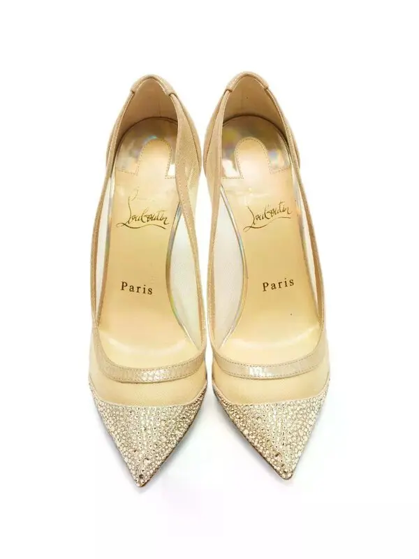 CHRISTIAN LOUBOUTIN Galativi Crystal-embellished Pumps