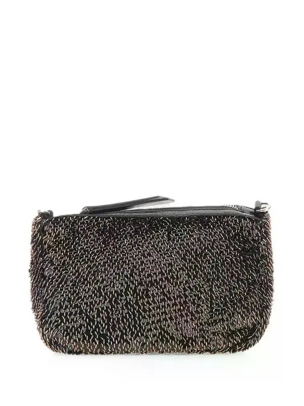 GIANNI CHIARINI Nora Pouch Sequin-embellished Clutch Bag