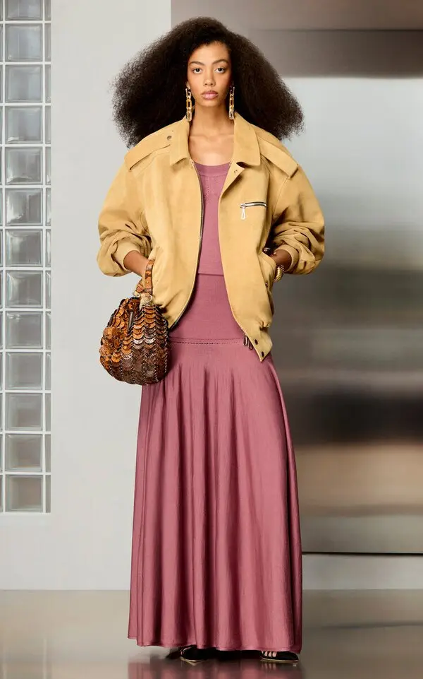Rabanne Leather Bomber Jacket