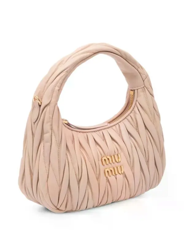 Miu Miu Small Wander Leather Tote Bag