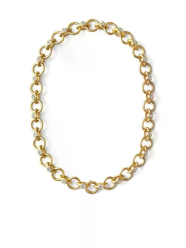 Shihara 18kt Yellow Diamond Chain-link Bracelet - Gold
