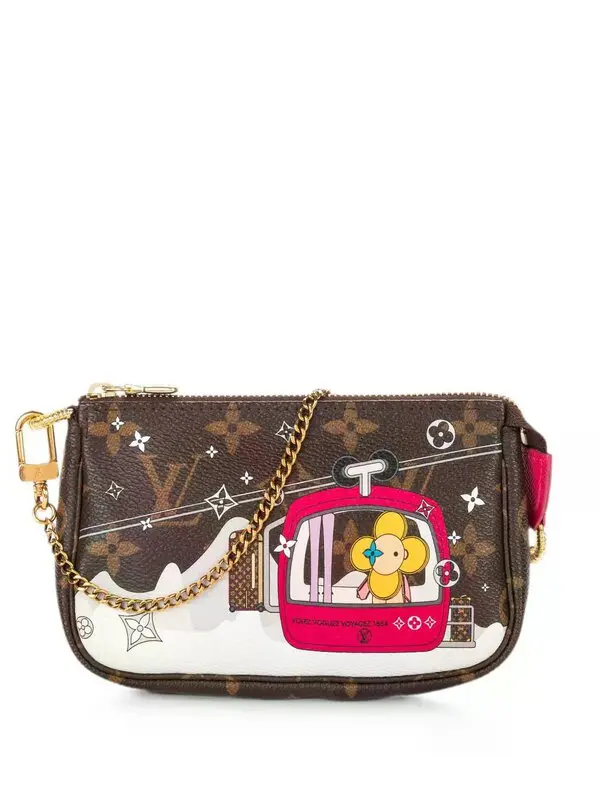 LOUIS VUITTON Mini 2019 Christmas Animation Shoulder Bag - Brown