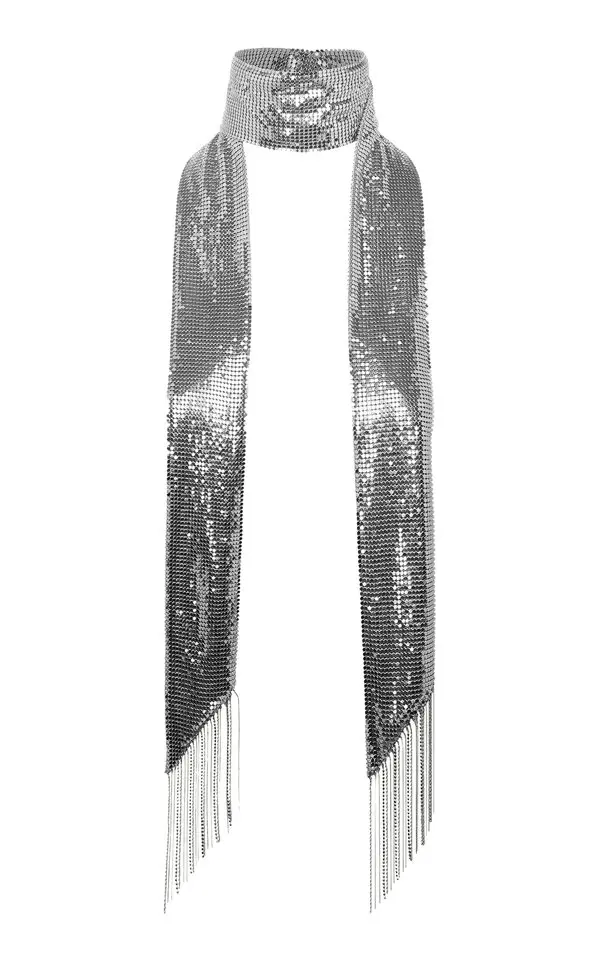 Rabanne Pixel Mesh Belt