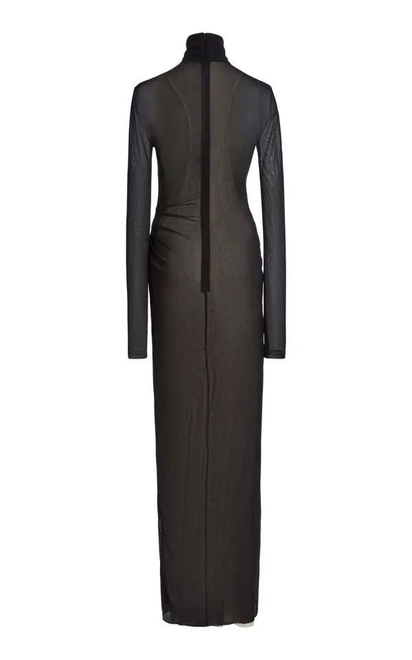 Victoria Beckham Long Sleeve Layered Maxi Dress