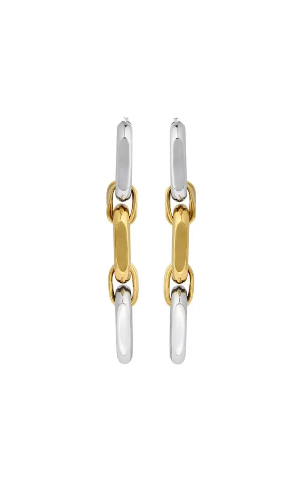 Rabanne Xl Link Two Toned Earrings