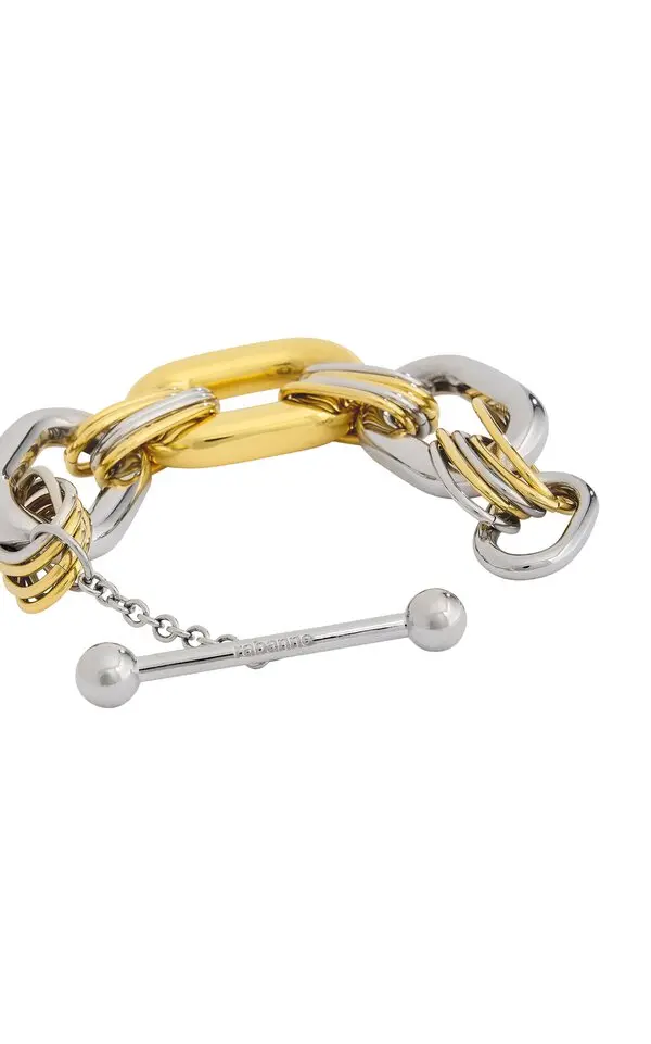 Rabanne Xl Link Two Toned Bracelet