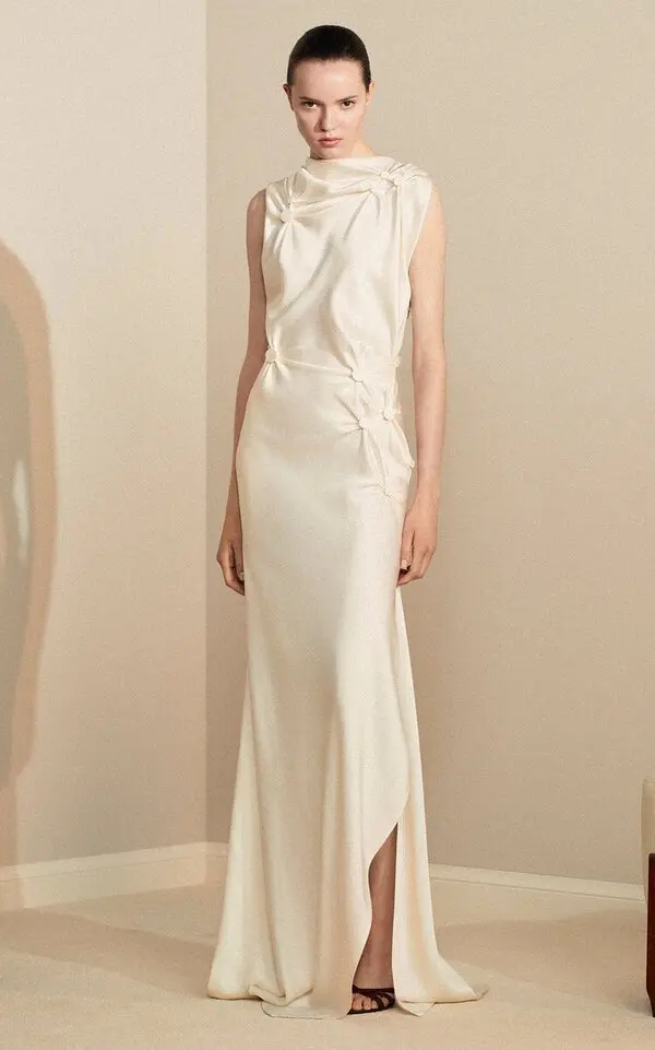 Victoria Beckham Pinch-detailed Gown