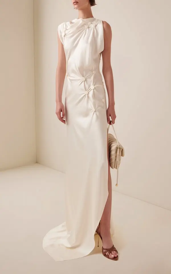 Victoria Beckham Pinch-detailed Gown