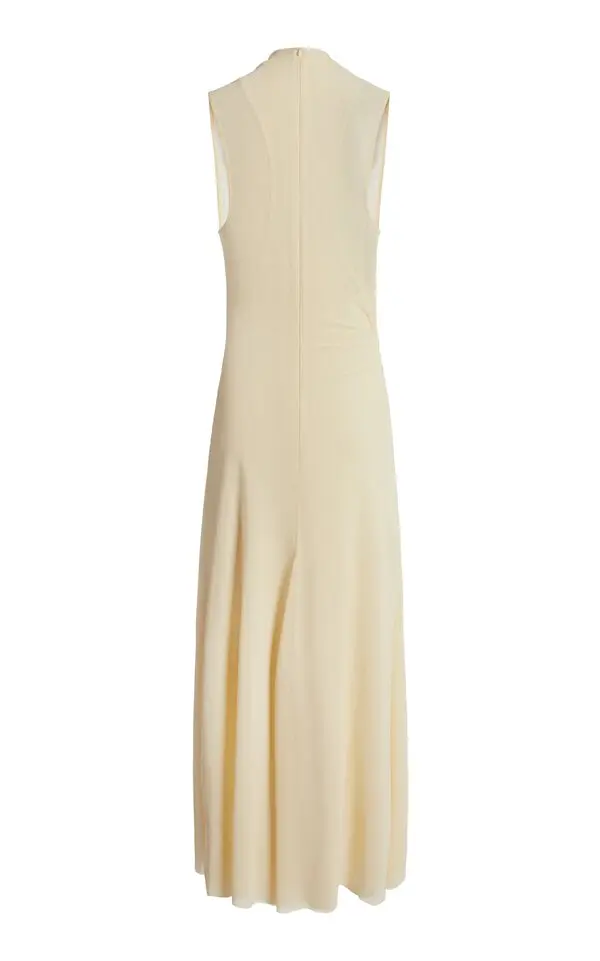 Victoria Beckham High Neck Midi Dress