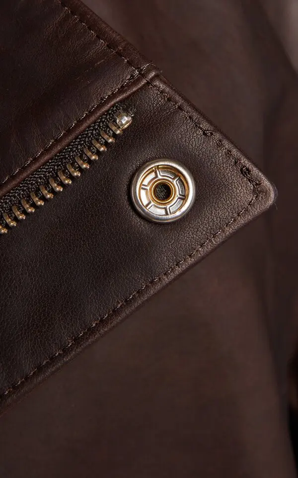 Victoria Beckham Belted Leather Jacket