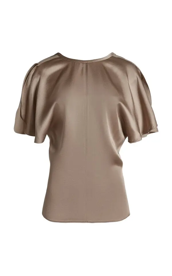 Victoria Beckham Bela Split-sleeve Top