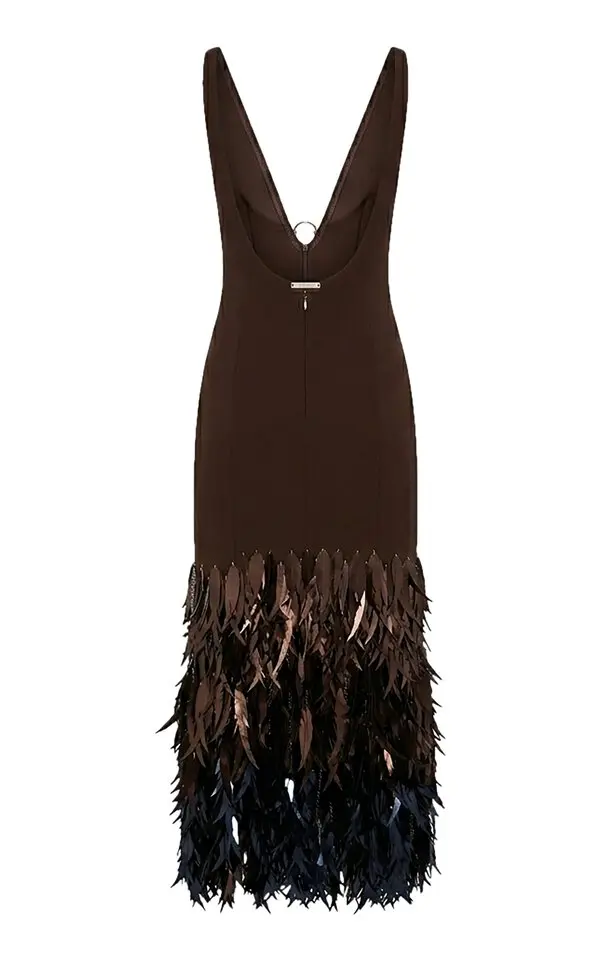 Rabanne Fringe Midi Dress