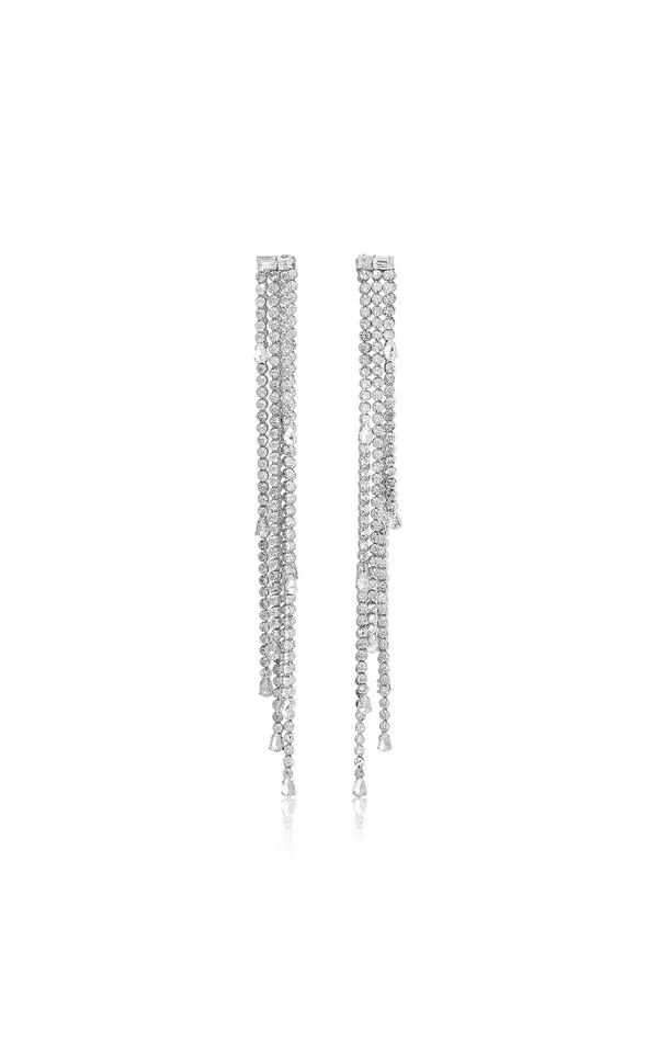 Rabanne Party Pendant Earrings - Silver