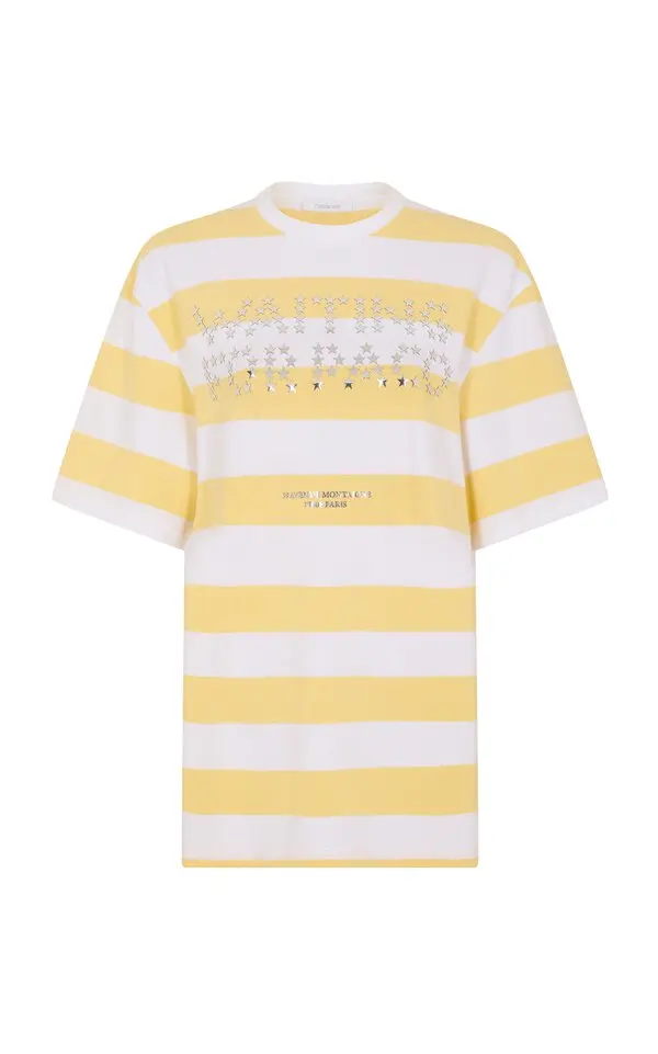 Rabanne Striped Cotton T-shirt - Stripe