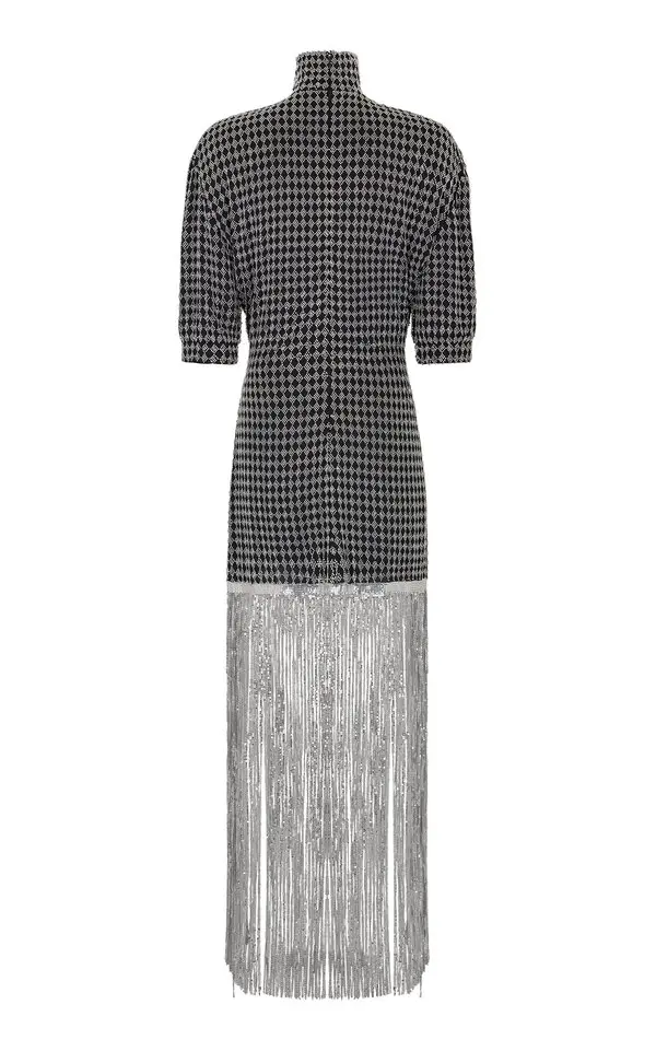 Rabanne Geometric Embellished Maxi Dress