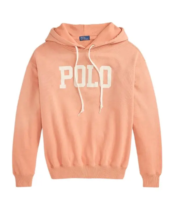 Polo Ralph Lauren Logo Print Hoodie - Pink