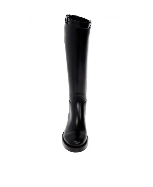 ANN DEMEULEMEESTER Buckle Detailed Round Toe Boots