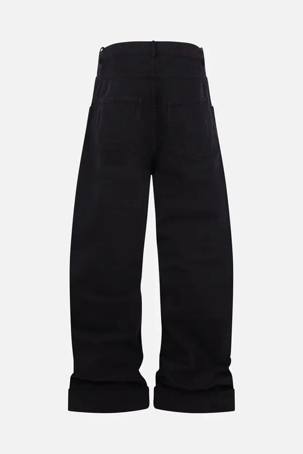 ANN DEMEULEMEESTER Wide-leg Trousers - Black