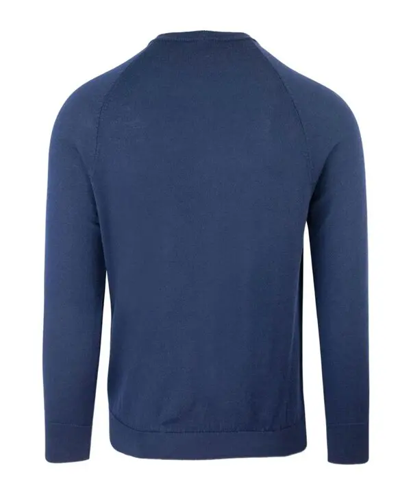 Eleventy Ribbed Crew Neck Sweaters
