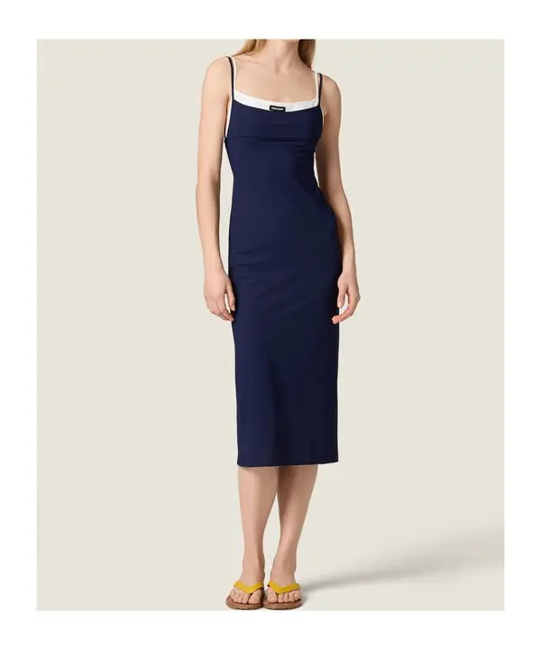 Miu Miu Stretch Jersey Midi-dress