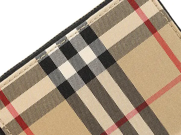 Burberry Checkered Zipper Wallet