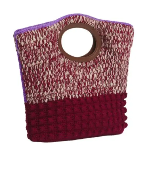 Marni Knotty Crochet Clutch Bag - Red