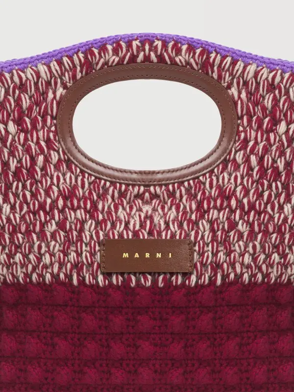 Marni Knotty Crochet Clutch Bag - Red