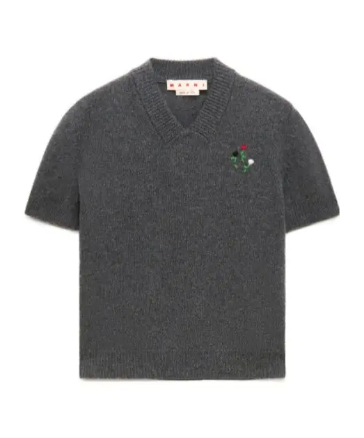 Marni Wool-cashmere Jumper With Embroidered Flowers