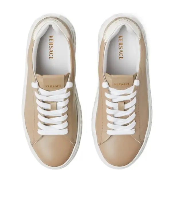 Versace Greca Leather Sneakers