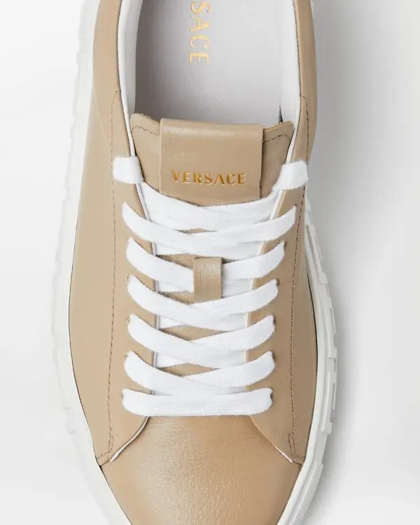 Versace Greca Leather Sneakers