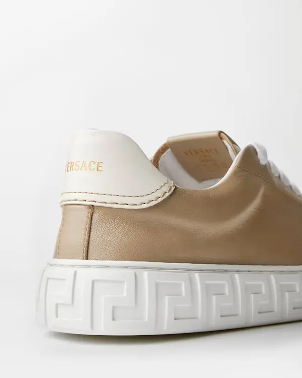Versace Greca Leather Sneakers