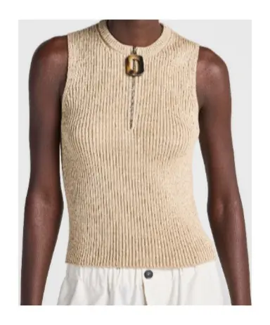 J.W.ANDERSON Zipped Tank Top