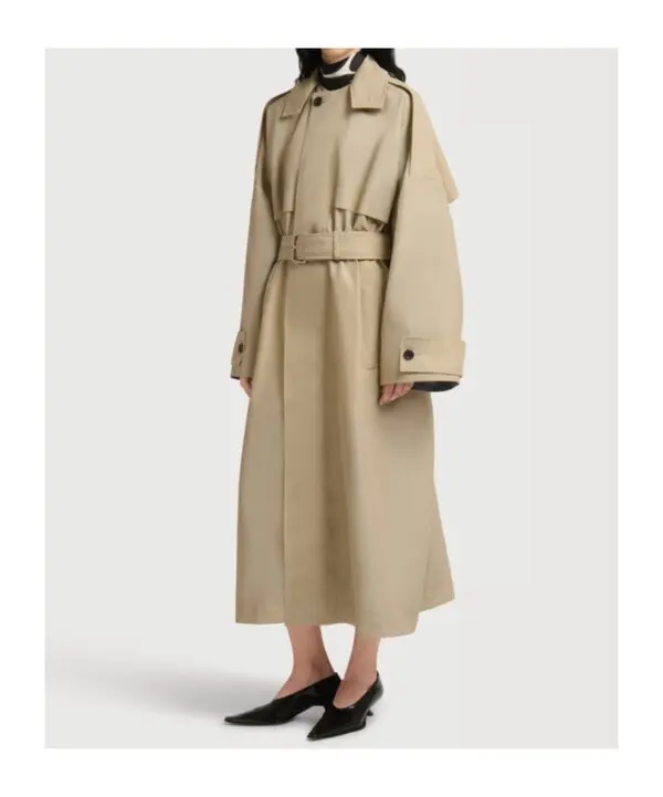 Marni Beige Nylon Trench Coat
