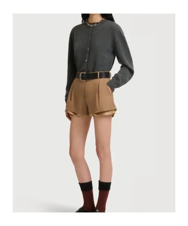 Marni Wool Shorts With Exposed Lining