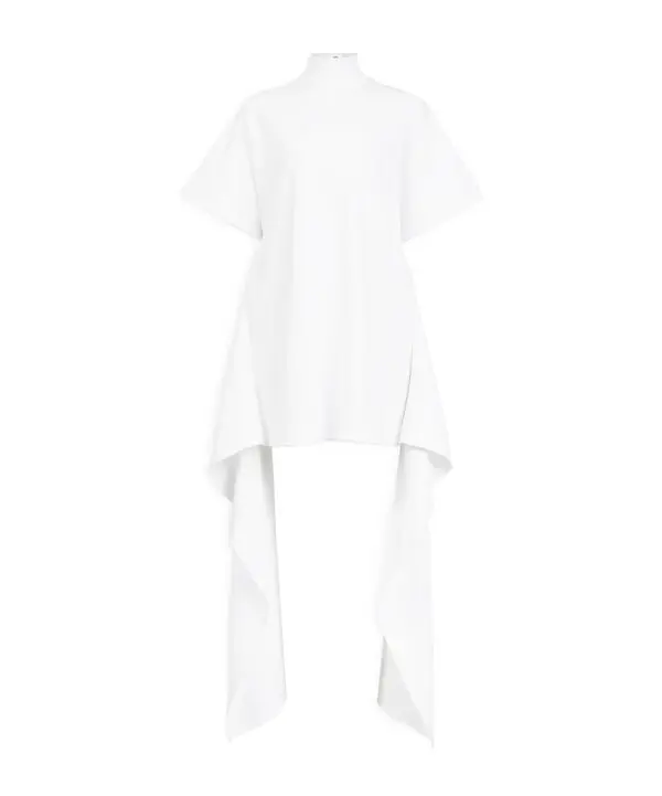 Alaïa Cotton Jersey T-shirt Dress - White