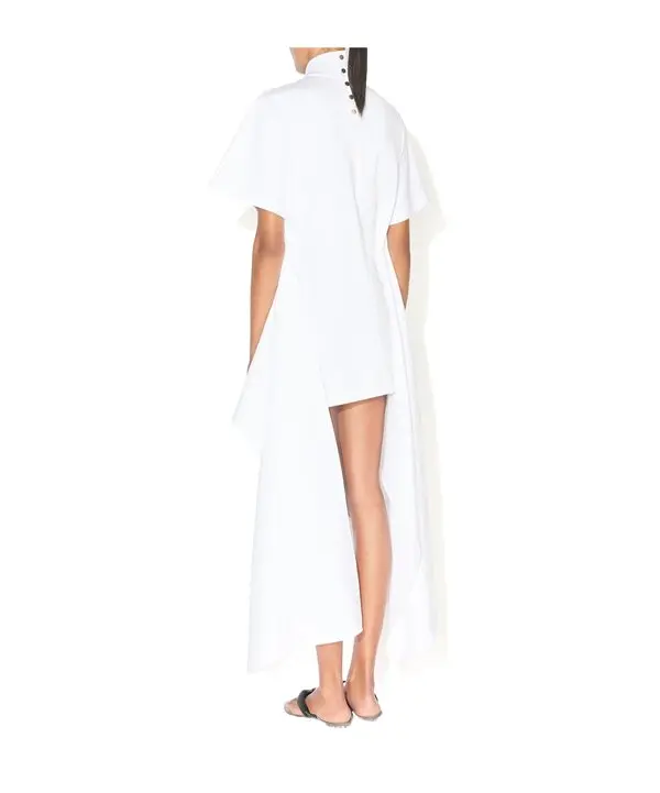 Alaïa Cotton Jersey T-shirt Dress
