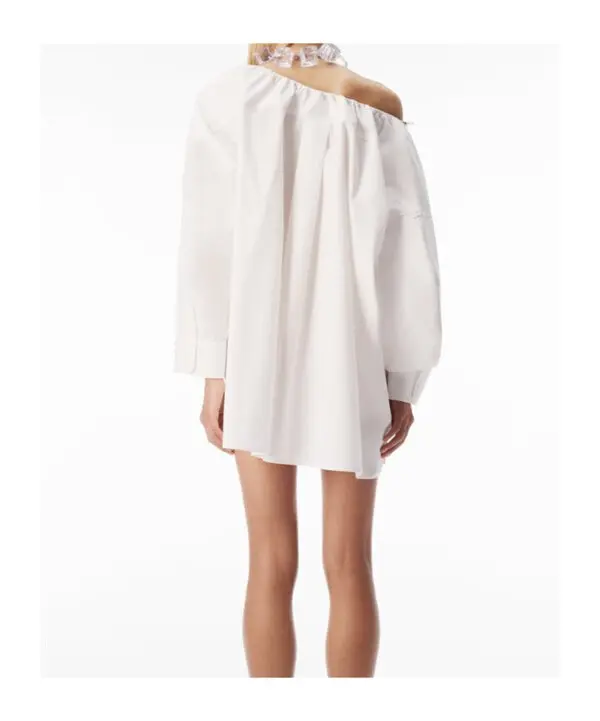 Alexander Wang Bungee Scoop Neck Mini Shirt Dress