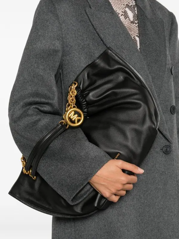 Michael Kors Indie Logo-plaque Ruched Tote Bag