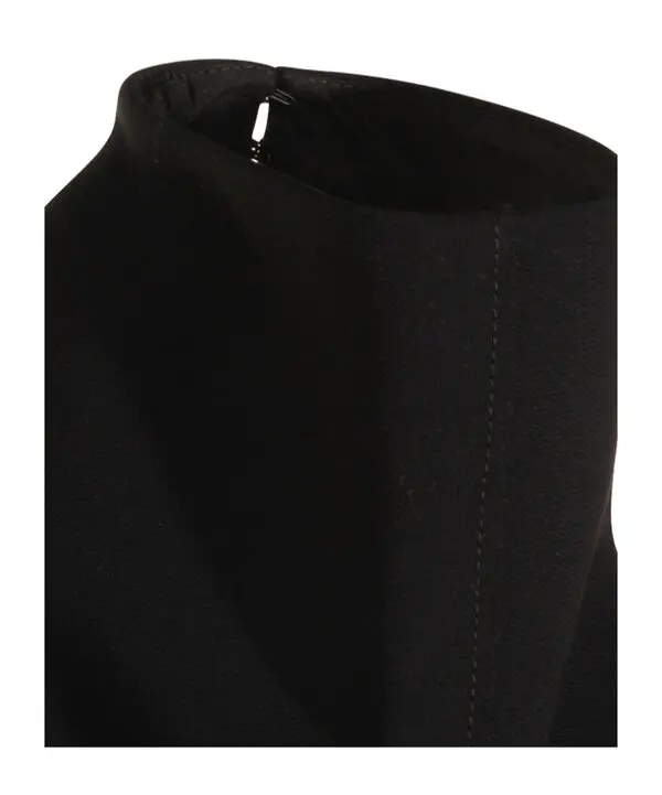 Khaite Halter Neck Backless Top With Buckle Detail - Black