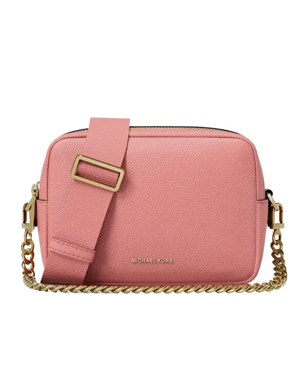 Michael Kors Bryant Medium Pebbled Leather Camera Crossbody Bag