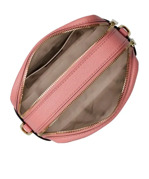 Michael Kors Bryant Medium Pebbled Leather Camera Crossbody Bag