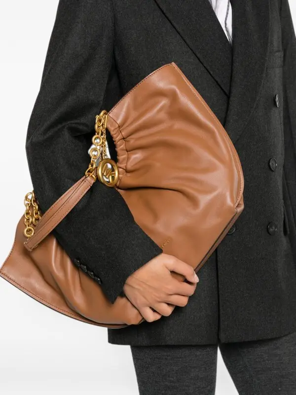 Michael Kors Small Indie Cinch Chain-link Shoulder Bag