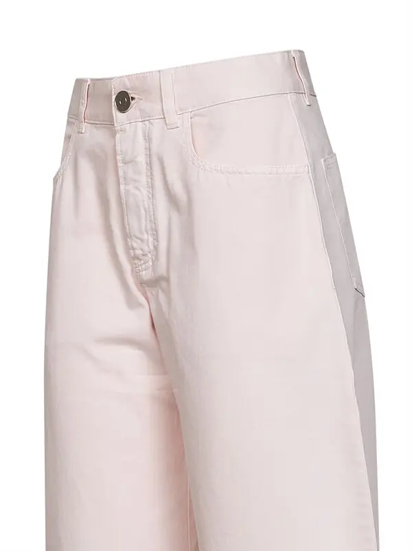 Alaïa High-rise Wide-leg Pants - Pink