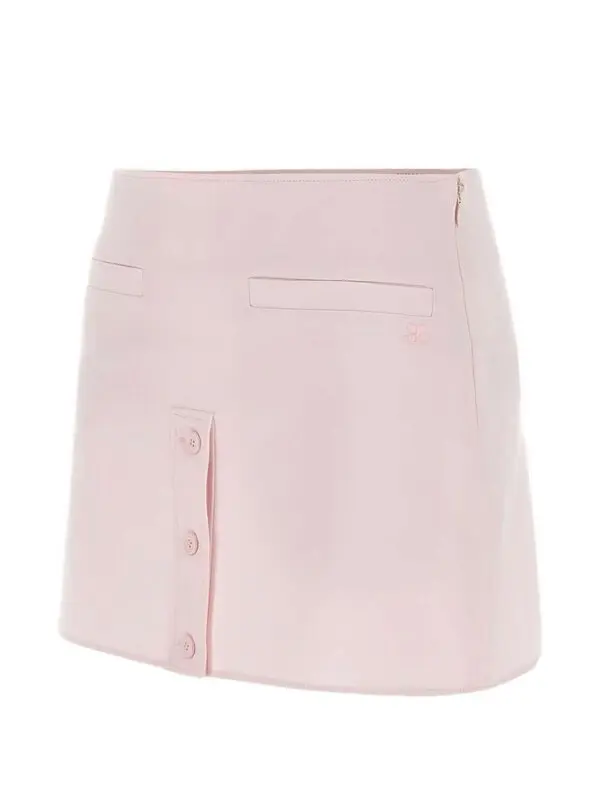 COURREGES Courrèges Logo-detail Zipped Mini Skirt