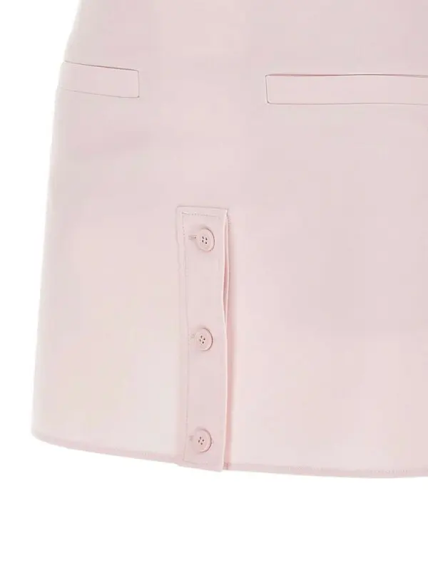 COURREGES Courrèges Logo-detail Zipped Mini Skirt