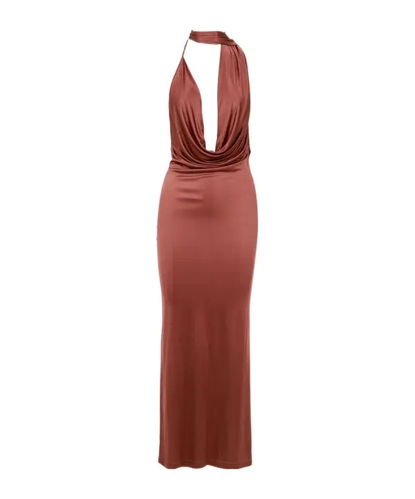 AMAZUIN V-neck Dress