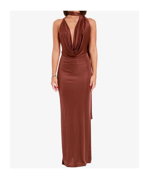 AMAZUIN V-neck Dress